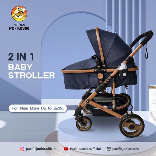 Jual Pacific Baby Stroller K9300 New Born Cabin Size Kereta Dorong Bayi ...