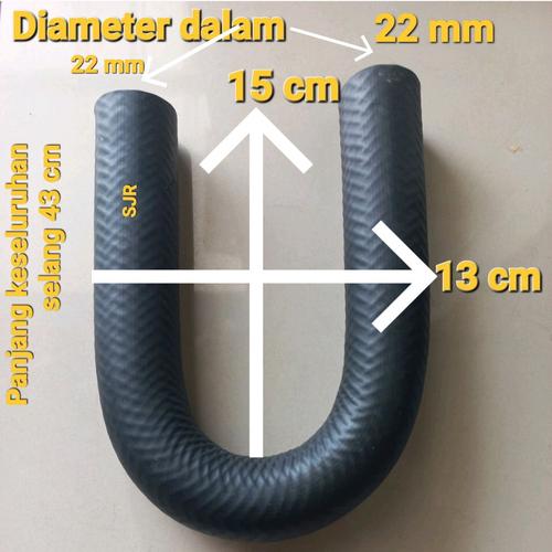 Jual SELANG RADIATOR U 22 MM 7/8 INCH SELANG AIR SELANG UDARA - Kab ...
