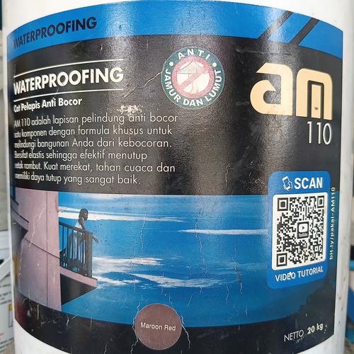 Jual Waterproofing AM 110 Warna Maron Red (20 Kg) - Jakarta Barat ...