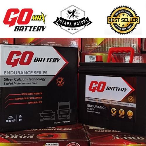 Jual GO BATTERY Aki Kering Mobil 55D23L 12V 60Ah Camry Alphard Innova ...