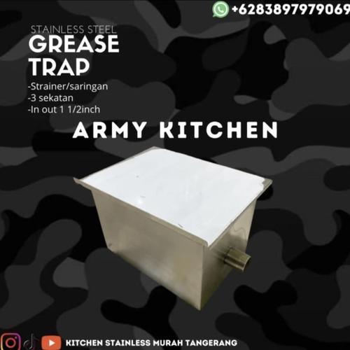 Jual Grease Trap SUS 1MM 304 40x30x30cm - Kab. Tangerang - Army Kitchen ...