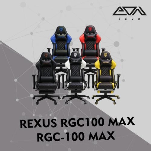 Jual Rexus RGC100 Max / RGC-100 Max Gaming Chair | Kursi Gaming - Black ...