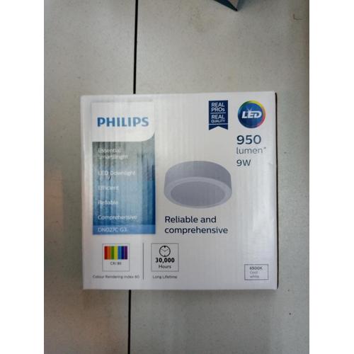 Jual Philips Downlight Outbow DN027C LED D150 9 Watt - Kuning - Putih ...