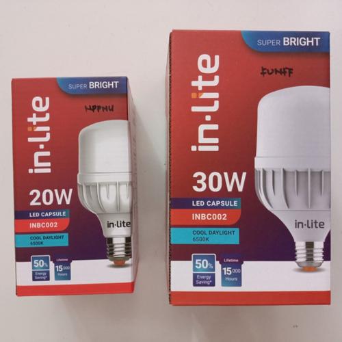 Jual Lampu Led Capsule In-Lite Led Tabung Inlite INBC002 Putih - 20 30 Watt - 20 Watt - Kota ...