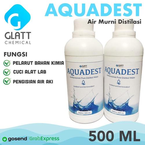 Jual Aquadest 500 ml - Air Distilasi - Pure Water Akuades - Distilled ...