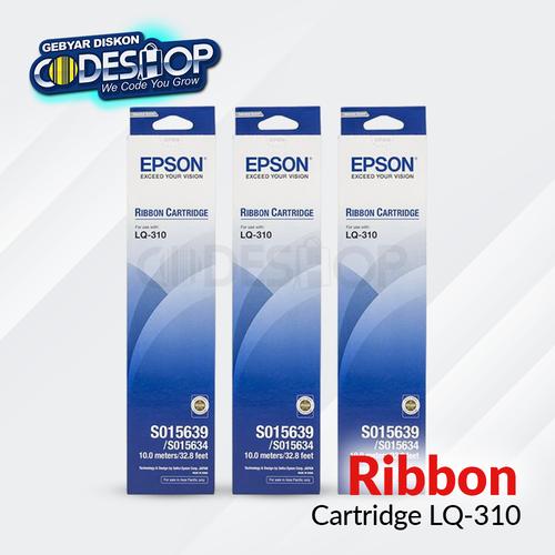 Jual Ribbon Tinta Cartridge Epson LQ-310 Black Pita Printer LQ310 ...