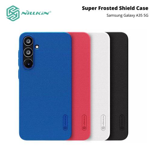 Jual Nillkin Super Frosted Shield Case Samsung A35 5G Casing - Biru ...