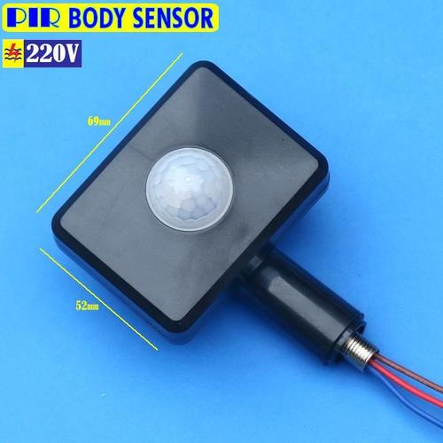 Jual PIR AC 220V Body Sensor Gerak Siang Malam Saklar Auto ON.OFF 200 ...