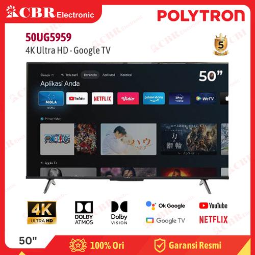 Jual TV Polytron 50 Inch LED 50UG5959 (4K UHD - Google TV) - Kota Batam ...