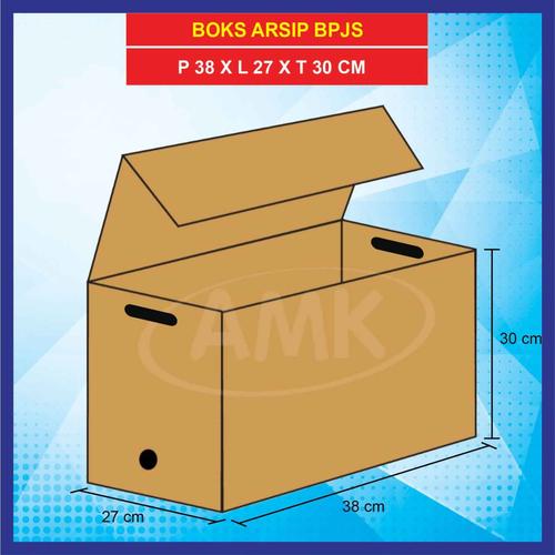 Jual Kardus Arsip / Box File / Boks Arsip BPJS (Ukuran 38 x 27 x 30) cm - Jakarta Selatan ...