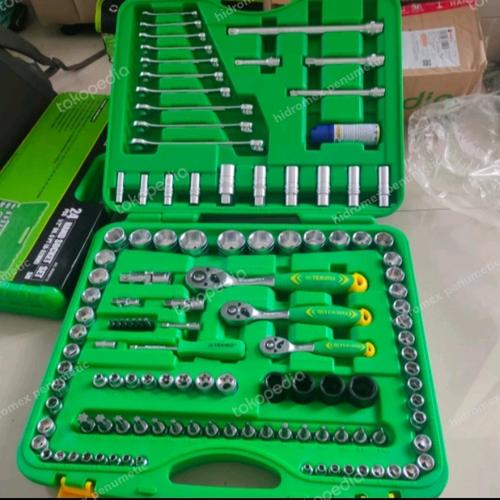 Jual KUNCI SHOCK TEKIRO SET 120 PCS TEKIRO 1/4"-1/2"-3/8"TEKIRO PLASTIK - Jakarta Barat - CAHAYA ...