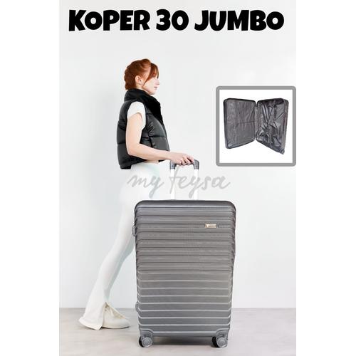 Jual KOPER JUMBO 30 inch FIBER Travel bag Kokoh Large Suitcase 35 40 50 ...