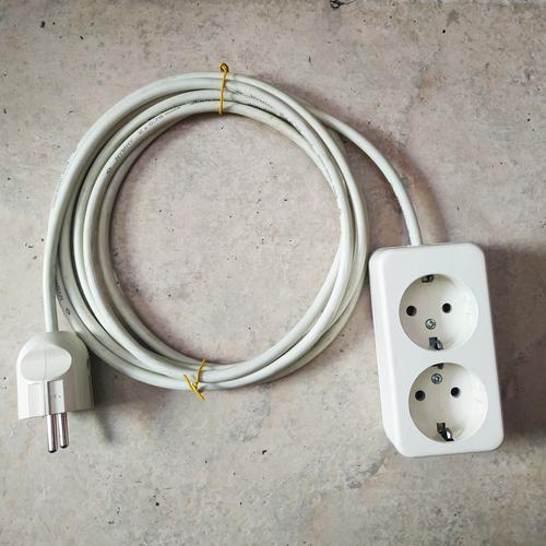 Jual Kabel Listrik Extention 3 Meter Stop kontak 2 lubang VISICOM 2 x 0 ...