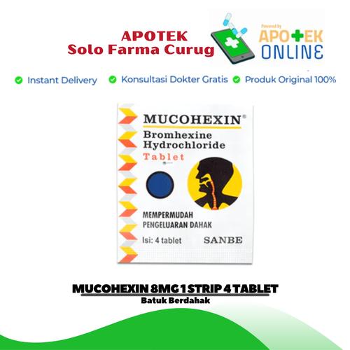 Jual MUCOHEXIN 8MG 1 STRIP 4 TABLET / BATUK BERDAHAK - Kab. Tangerang ...