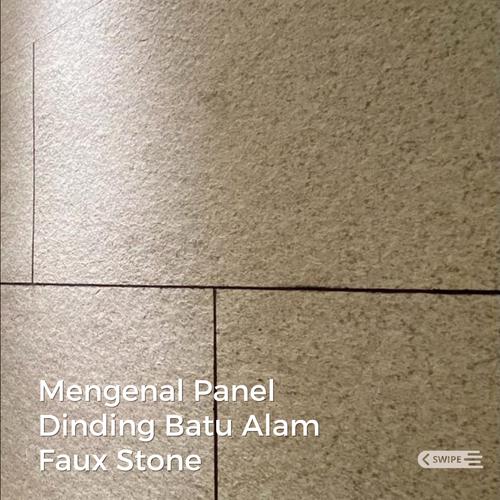 Jual ULTIMATE FAUX STONE PANEL BATU ALAM KULIT BATU TANAH LIAT 60 x 120 ...