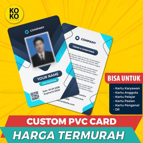 Jual Cetak ID Card / Plastic PVC / Kartu Member / ID Card Karyawan 2 ...