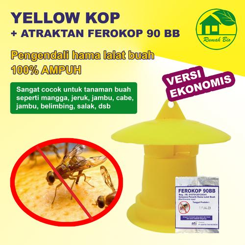 Jual Perangkap Lalat Buah Yellowkop - Atraktan Ferokop 90 BB Lebih ...