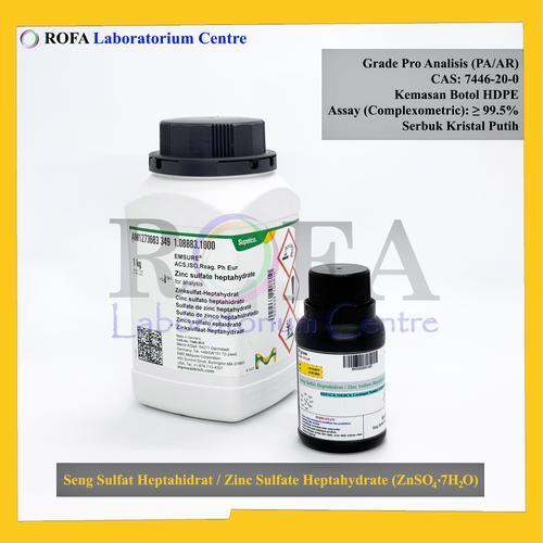 Jual Seng Sulfat Heptahidrat / Zinc Sulfate Heptahydrate / ZnSO4.7H2O ...