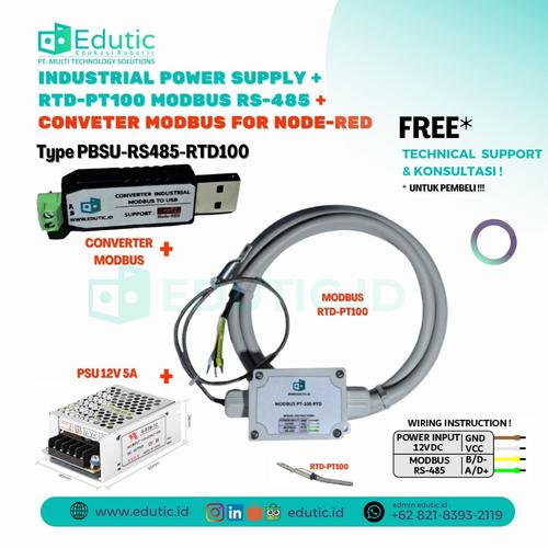 Jual PBSU-RS485-RTD100 Modbus Sensor PT100 - Kab. Sukoharjo - edutic.id ...