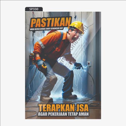 Jual POSTER K3 SAFETY A2 - Awas Bahaya Listrik - SP330, POSTER ONLY ...