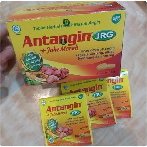 Jual Antangin Jrg Tablet + Jahe Merah Herbal Box ( 20 strips x 4tab ...
