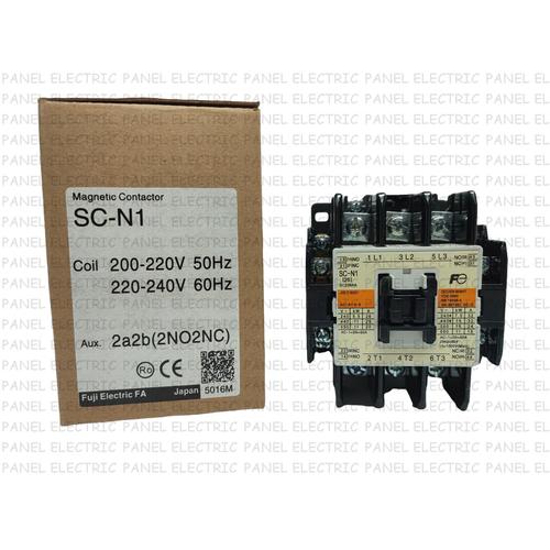 Jual MAGNETIC CONTACTOR FUJI SC-N1 SC N1 110V 220V 380V 30A KONTAKTOR ...