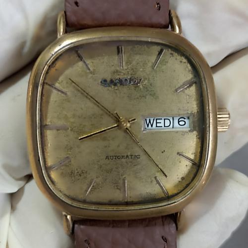 Jual Jam Pria Automatic NET Sandoz gold tone oke - Kota Bandung ...
