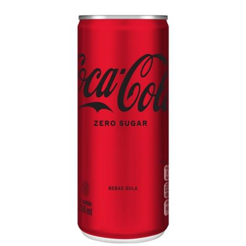 Jual Coca Cola Zero Sugar Minuman Soda Bebas Gula Kaleng 250ml - Kota ...