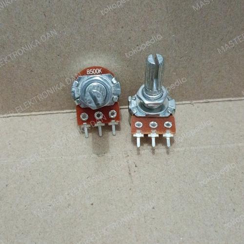 Jual 6790 potensio potentiometer b500k b 500 k b500 500k mono 3p 3pin ...