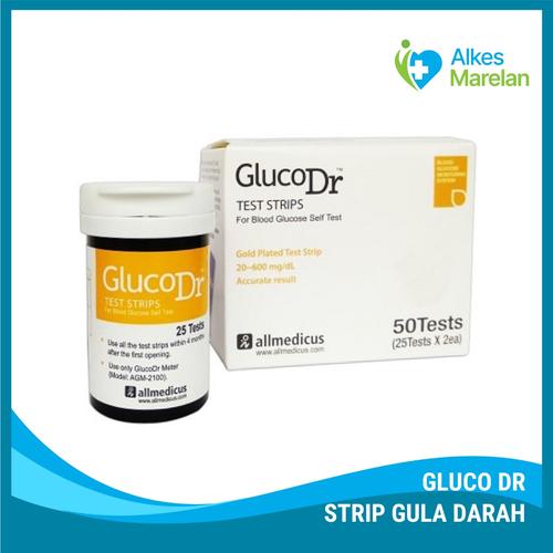 Jual GLUCO DR - Strip Gluco Dr / Test strip Glucose Gluco Dr / Strip ...