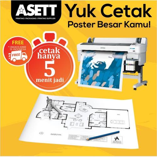 Jual Cetak A0 Vynil Sticker Full Color( 85 x 120 cm) - Doff - Kota ...