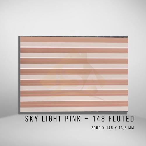 Jual WPC Fluted Roshan 2900 x 148 x 13,5 mm - Sky Light Pink - Kota ...