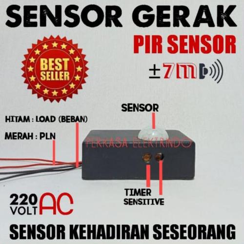 Jual SENSOR GERAK motion detector OTOMATIS 220V AC - Jakarta Pusat ...
