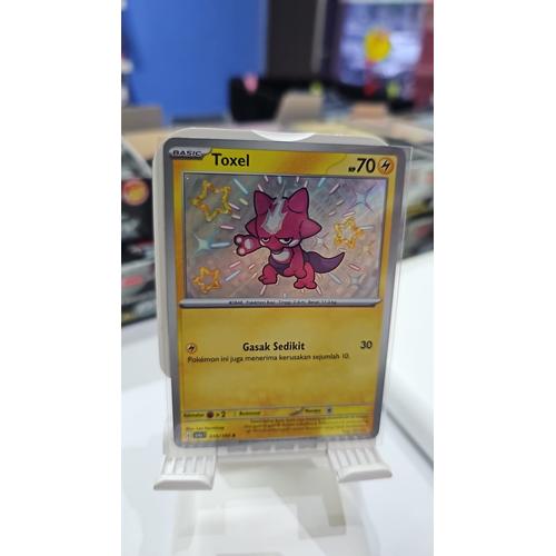 Jual Kartu Pokemon TCG Harta Berkilau Toxel S sv4a 245/190 Baby Shiny ...
