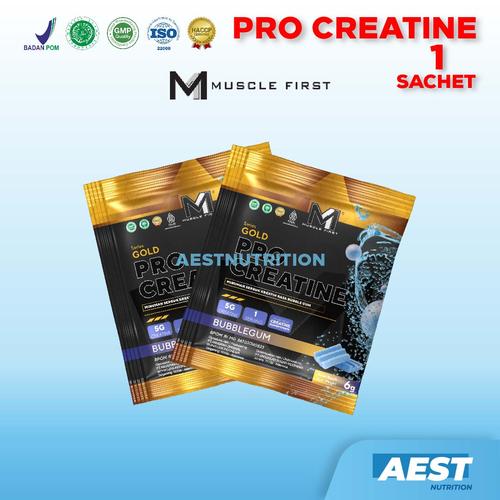 Jual Muscle First M1 Pro Creatine Monohydrate 1 Sachet - Bubble Gum ...