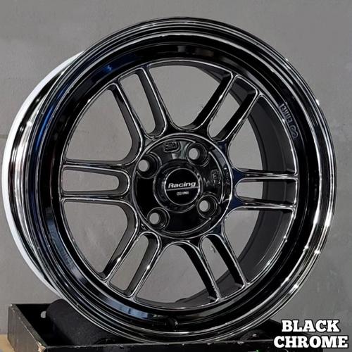 Jual velg mobil ring 15 ENKEI RPF1 SBC BLACK CHROME R15 sigra calya ...