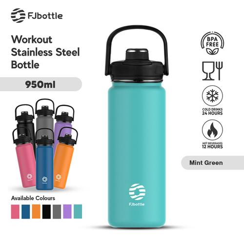 Promo FJbottle - Botol Minum Workout Stainless Steel 950ML Free Sikat ...
