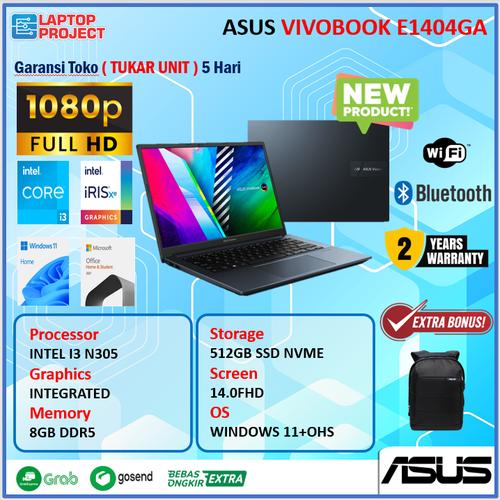Jual ASUS VIVOBOOK GO 14 E1404GA I3 N305 8CORE 8GB 256GB W11+OHS 14 ...