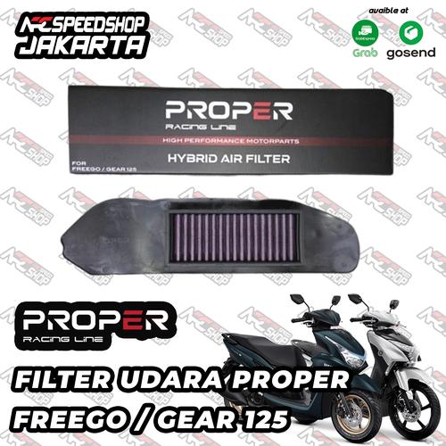 Jual AIR FILTER SARINGAN UDARA PROPER RACING FREEGO MIO GEAR 125 FREE ...