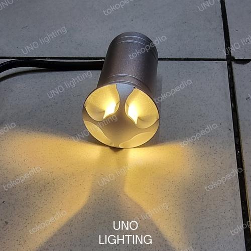 Jual lantai led outdoor 4sisi 3w 3watt / uplight inground led 3 watt ...