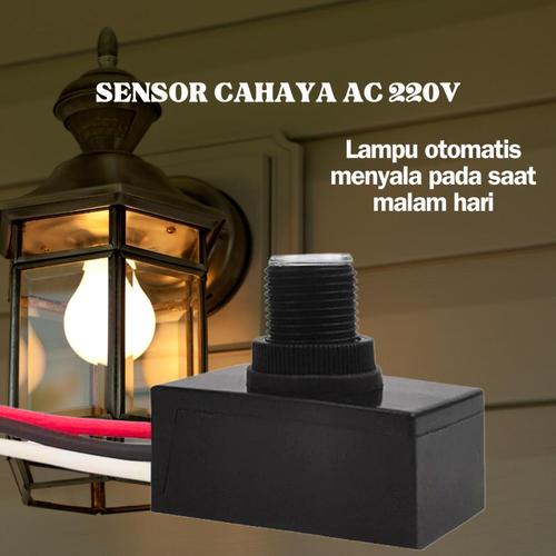 Jual Saklar Lampu Otomatis Sensor Cahaya AC 220V Photocell Otomatis ...