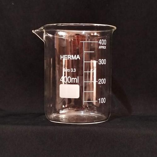 Jual Beaker glass herma 400 ml / gelas kimia - Jakarta Utara - Gift of ...