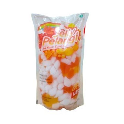 Promo Rainbow Jelly Pelangi Rasa Buah Leci 1Kg Halal Jely Nata De Coco ...