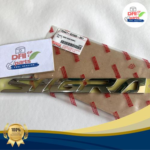 Jual Emblem Belakang Bagasi Tulisan Logo "Sigra" Original Daihatsu ...