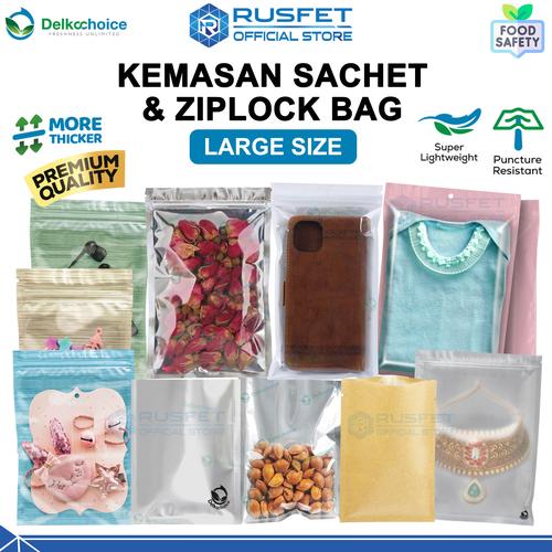 Jual Kemasan SACHET Ziplock Bag Aksesoris Saset FoodGrade LARGE Bumbu ...