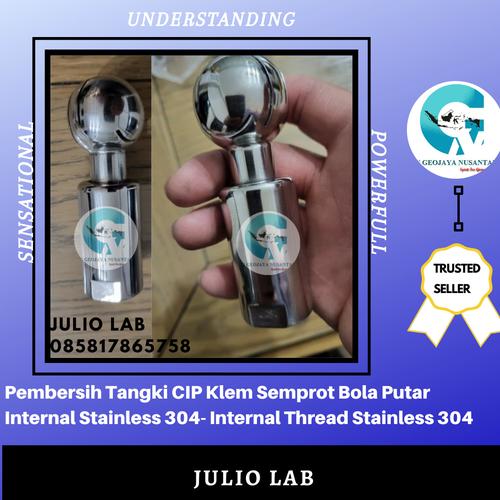 Jual Pembersih Tangki CIP Klem Semprot Bola Putar Internal Stainless ...