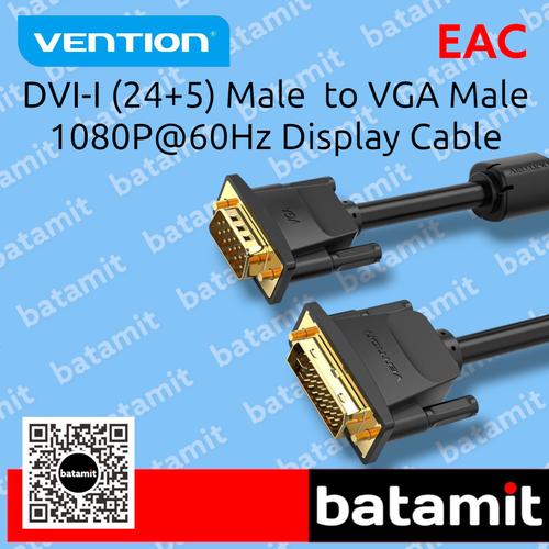 Jual VENTION EAC Kabel DVI (24+5) Male to VGA Male Cable - EACBF - 1M ...
