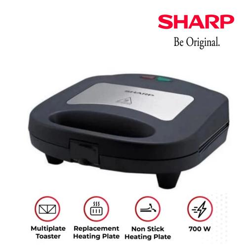 Jual SHARP SANDWICH TOASTER KZS 71 BK PEMANGGANG ROTI 3 PLAT KZS71BK ...
