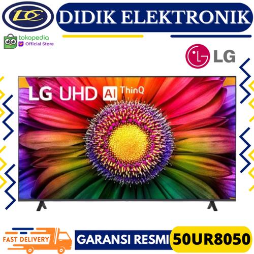 Promo LG 50UR8050 Smart TV 50 Inch UHD 4K AI ThinQ 50UR8050PSB UR8050 Cicil 0% 3x - Jakarta ...