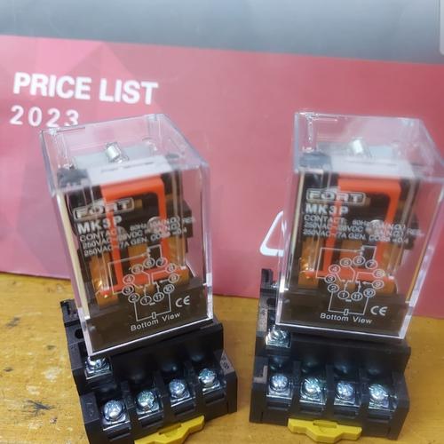 Jual RELAY 11pin / 11 kaki MK3P + SOCKET PF113AE sepasang - 220v ...